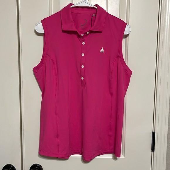 zero restriction | Tops | Zero Restriction Sleeveless Polo Large | Poshmark